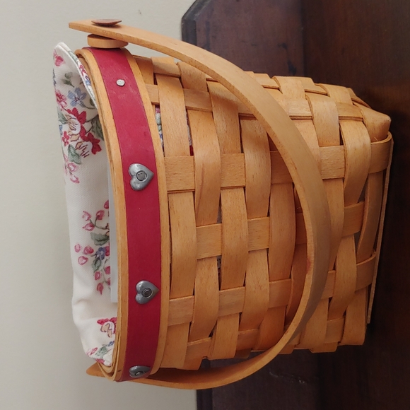 Longaberger | Accents | Longaberger Love Notes Sweetheart Basket | Poshmark